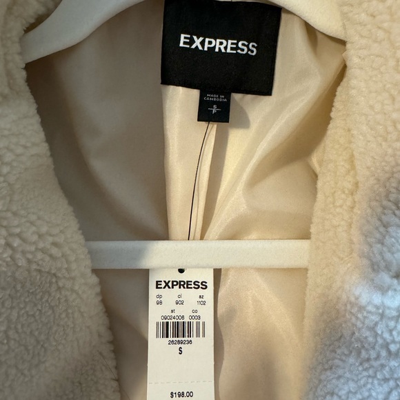 Express | Jackets & Coats | Sherpa Trench Coat | Poshmark